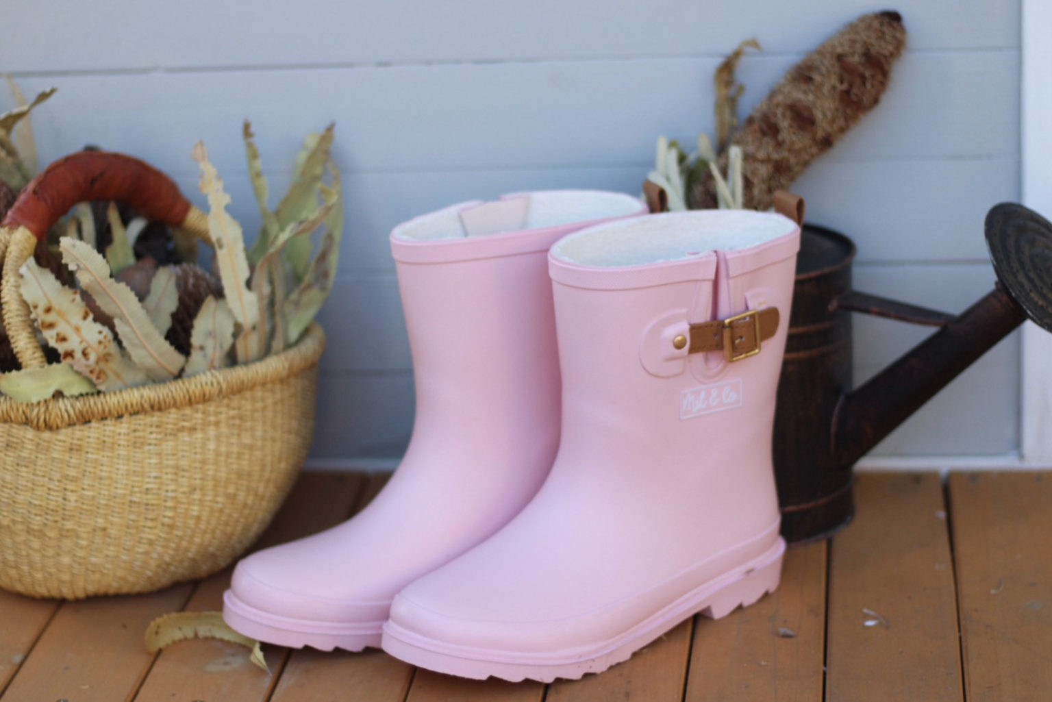 SCOUT Pink Gumboots – fully lined! – Mil & Co. Boutique